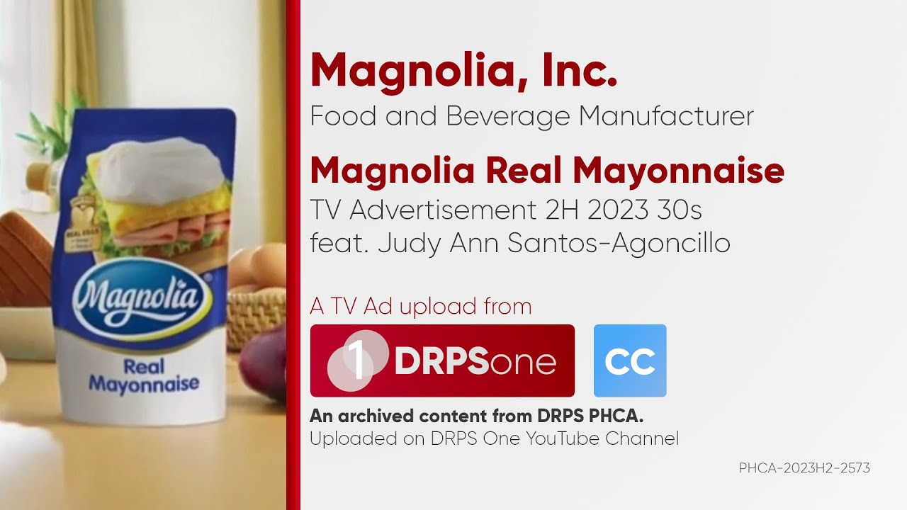 Magnolia Real Mayonnaise TV Ad 2H 2023 30s with Judy Ann Santos ...