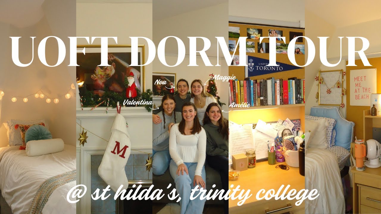 TRINITY COLLEGE DORM TOUR | st hilda's double with maggie & valentina💌 ...