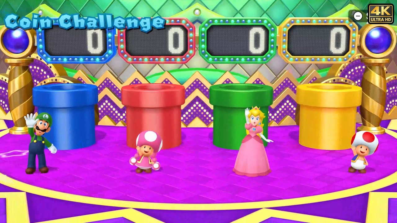 Mario Party 10 - Coin Challenge (7 Rounds, Very Hard Difficulty) - YouTube