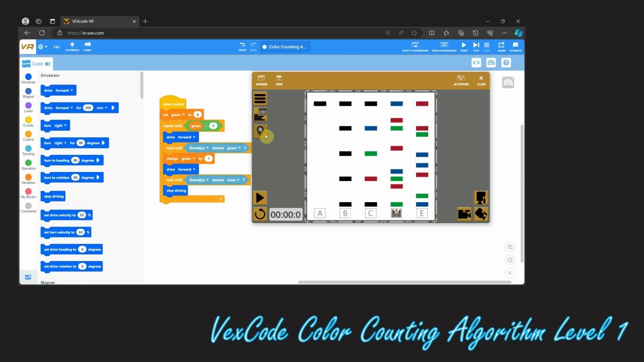 Color Counting Algorithm Level 1 Coder C Youtube 1861