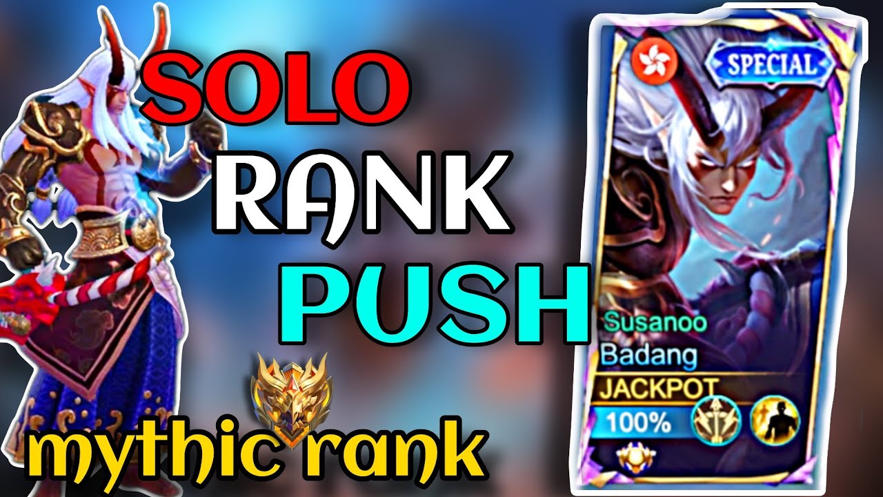 Mythic Lobby Badang Gameplay - Solo Rank Push ~ MLBB - YouTube