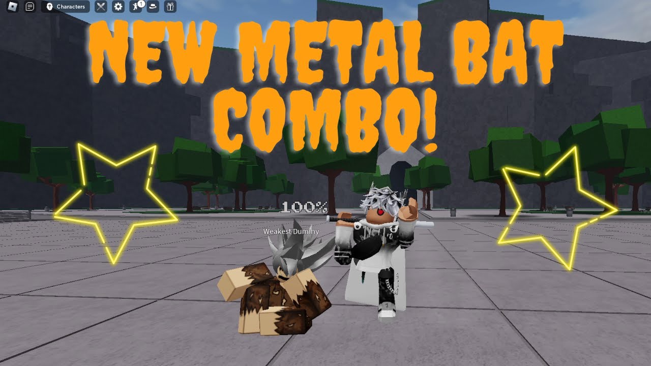 New Metal bat combo! (Roblox, Strongest Battlegrounds) - YouTube