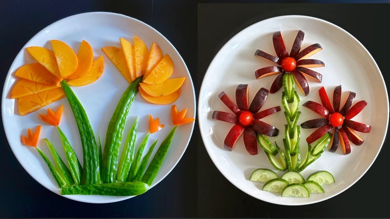 2 Beautiful Fruits Decoration ideas / Fruits Cutting & carving tricks ...