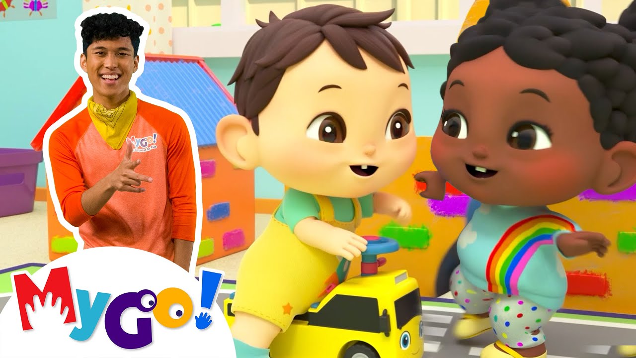 Wheels On The Bus - Musical Instruments with Max & Friends | Lellobee ...