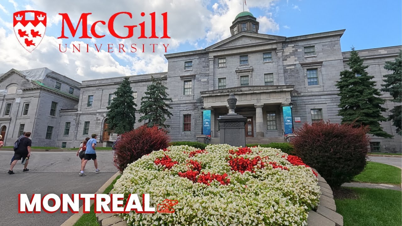 【4K】McGill University & Downtown neighbourhood Virtual Walk, Montreal ...