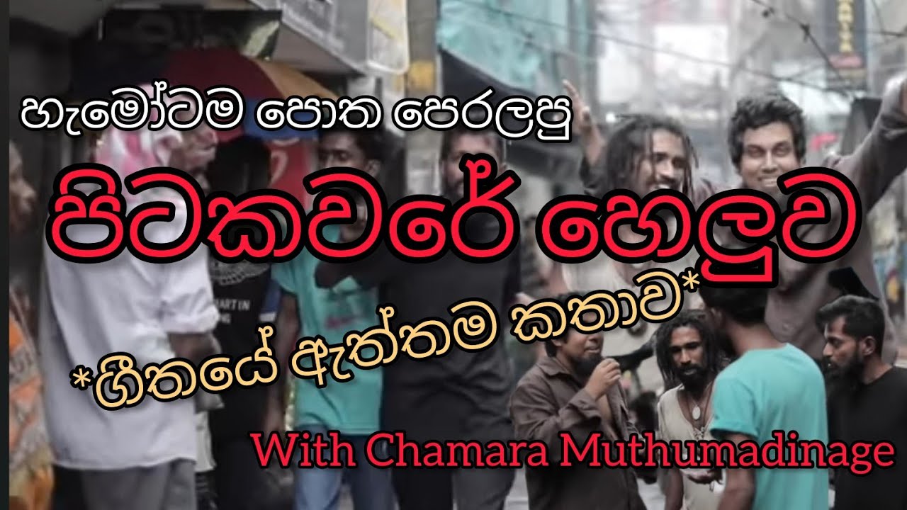 පිටකවරේ අමු ගීතය pitakaware Song ගීත විචාරය #pitakaware #amusong - YouTube
