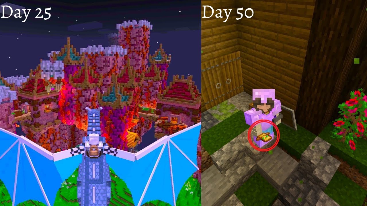 50 Days Better Minecraft Gameplay (Episode 2) ATTEMPTING THE MANSION ...