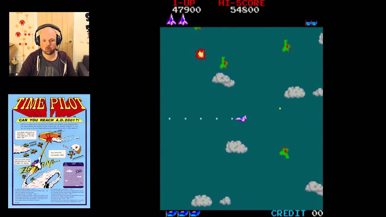 Time Pilot (Arcade) - (Hi-Score Challenge Gameplay) - YouTube