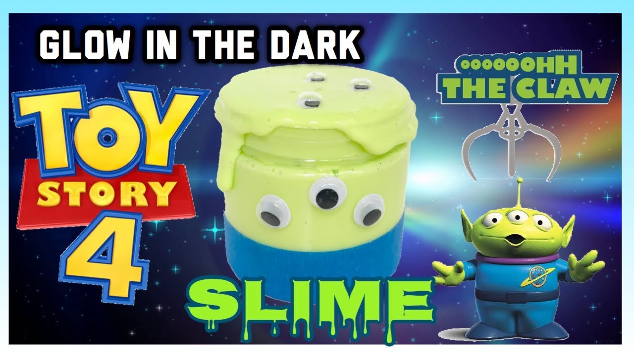 TOY STORY 4 MOVIE TOYS | TOY STORY 4 SLIME | ALIEN SLIME - YouTube