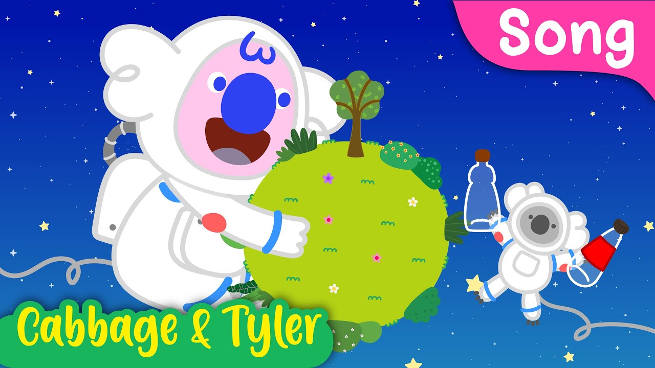 Our planet | English Sing-along Kids Songs | Cabbage & Tyler 🌺Singing ...