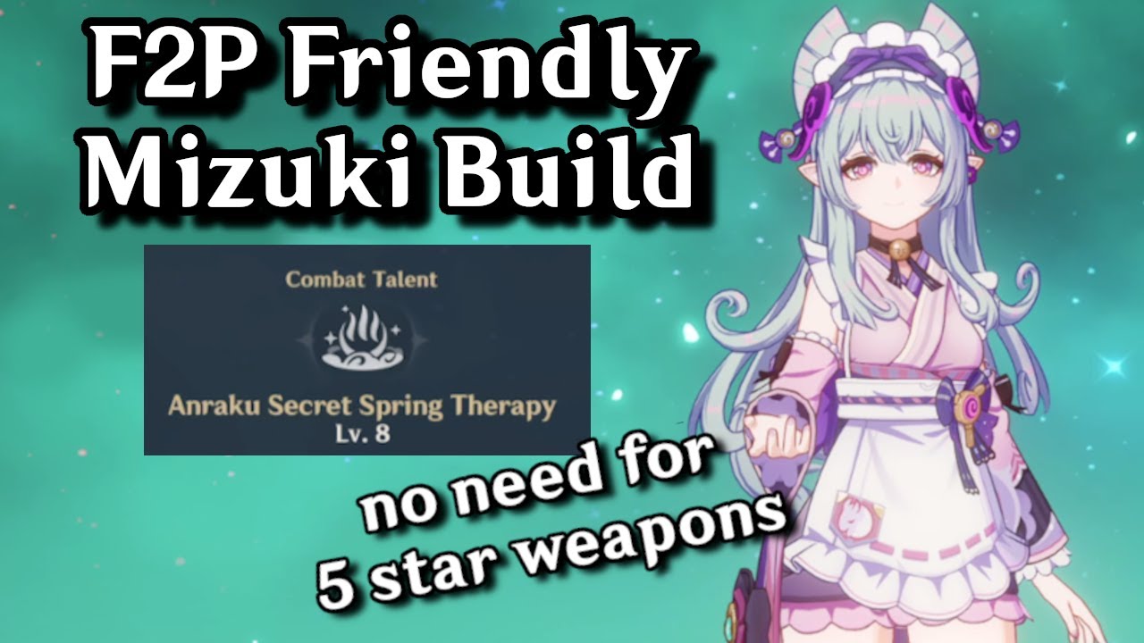 F2P Mizuki Build! ONE OF A KIND Swirl Healer! | Genshin Impact - YouTube