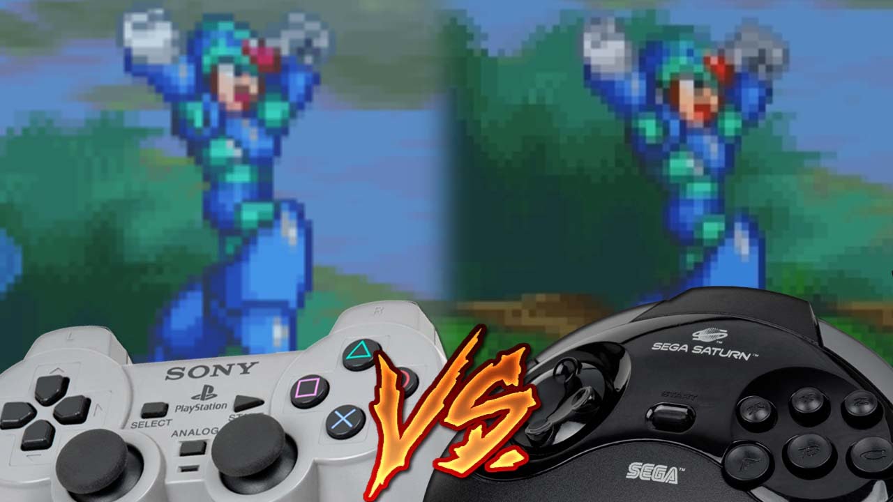 PlayStation vs Sega Saturn - Mega Man X4 - YouTube