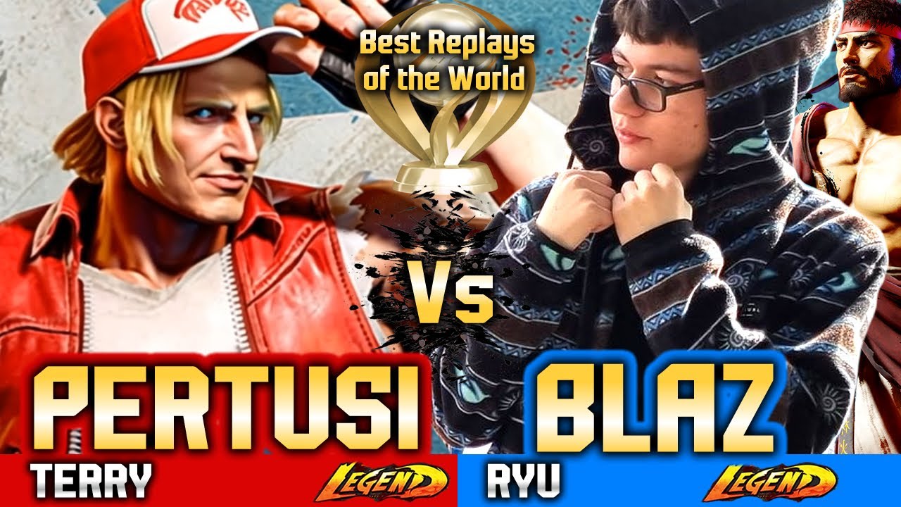 🔥SF6 Ryu (Blaz vs Pertusi)🔥Terry Street Fighter 6 Gameplay High Level ...