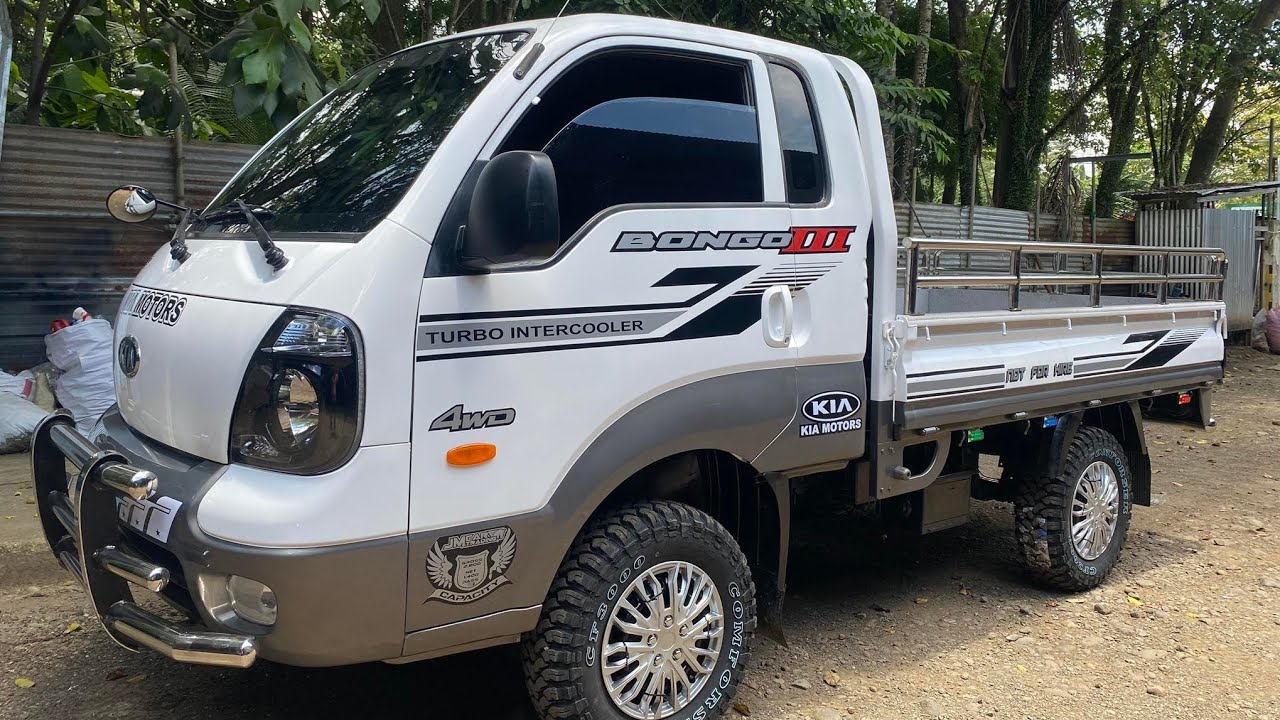 Kia Bongo 3 4x4 Single Cab | Offroad set up - YouTube