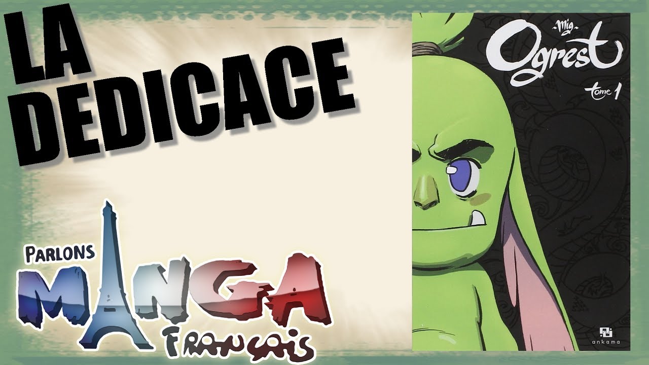 OGREST à la mode française ? La dédicace MANGA de MIG ! - YouTube