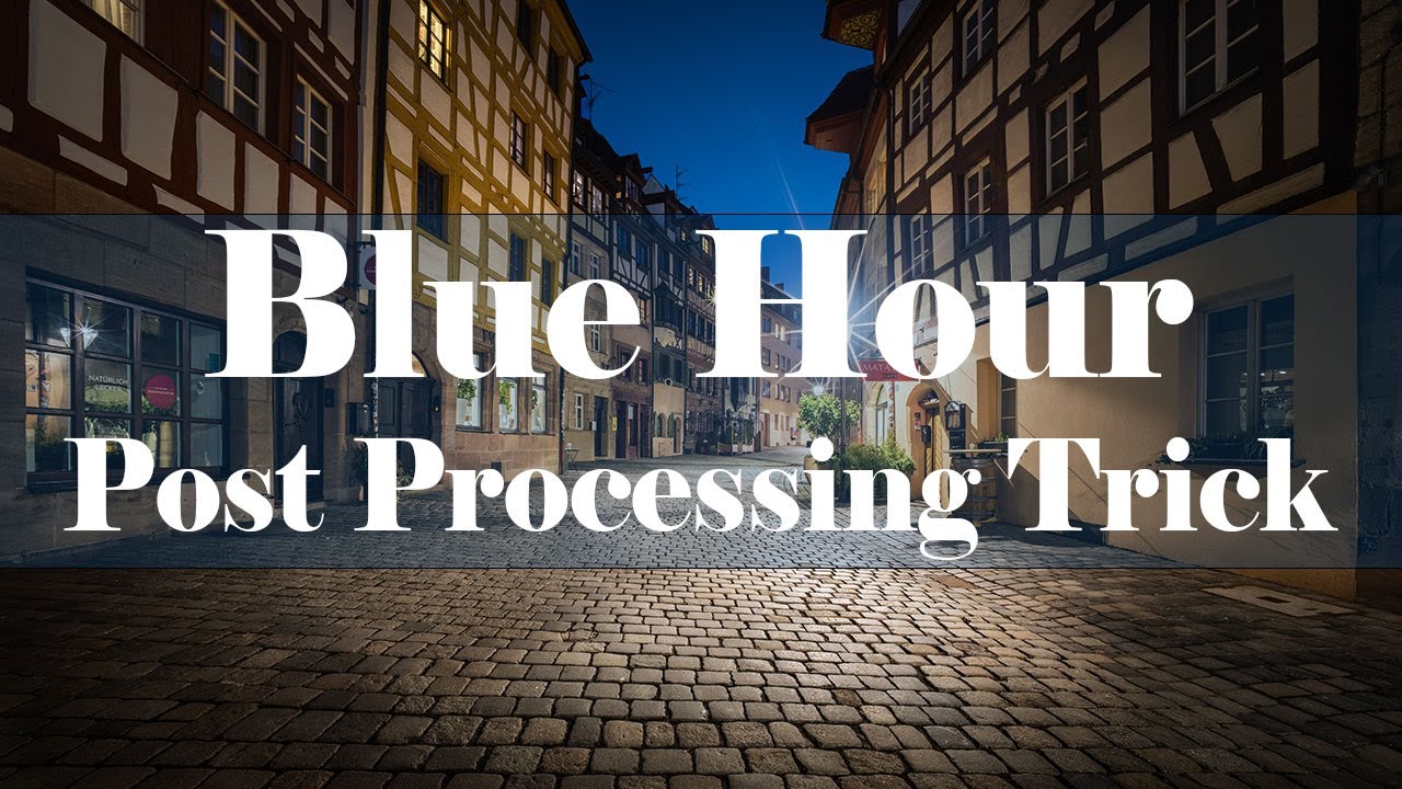 Blue Hour Photo Tweak - Photo Editing Tutorial - YouTube