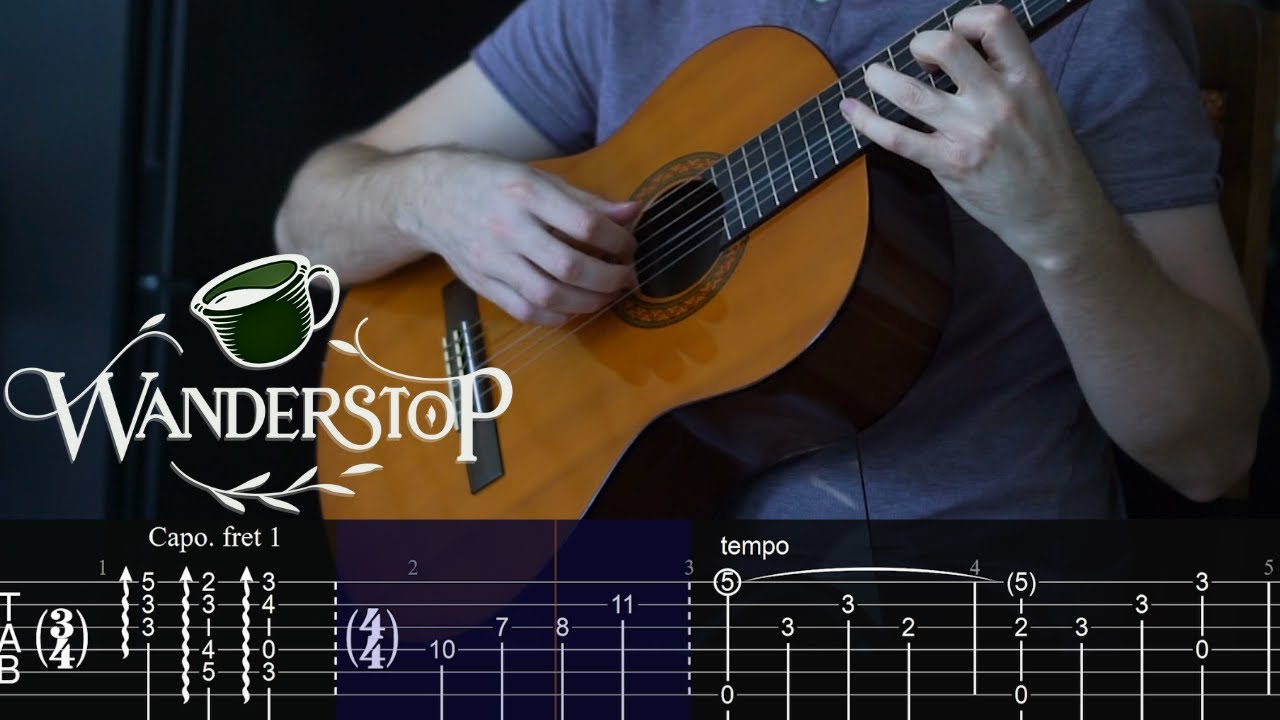 C418 (Wanderstop) - The Fighter (Guitar Cover with Tabs) - YouTube