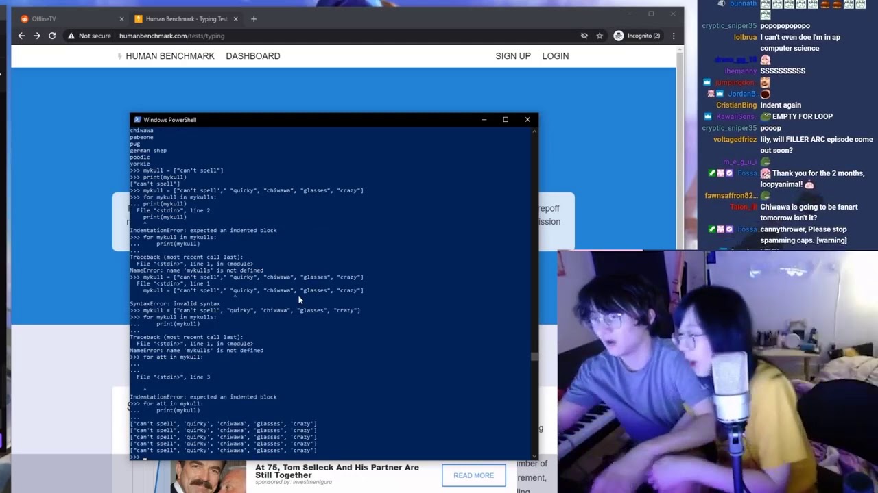lilypichu michael reeves comfy coding stream - YouTube