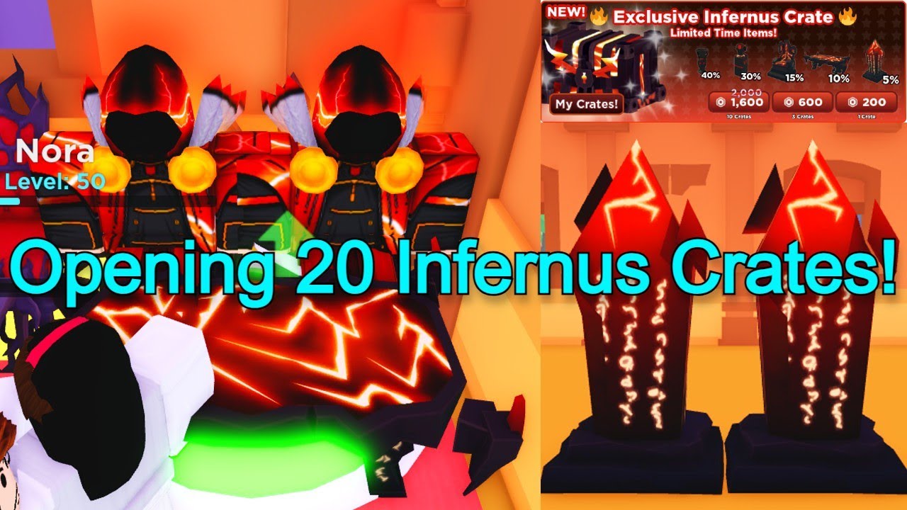 I Opened 20 Infernus Crates And GOT... (Roblox My Restaurant) - YouTube