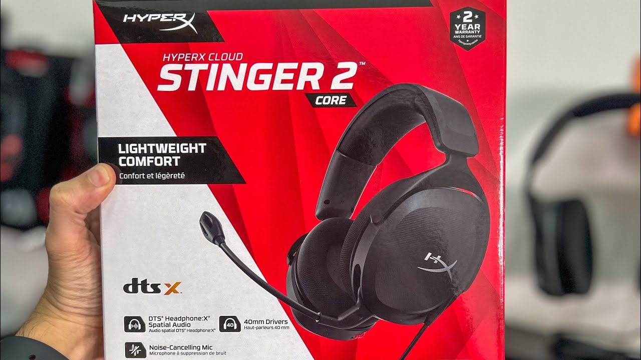 Unboxing - HyperX Cloud Stinger 2 Core 🎧 - YouTube