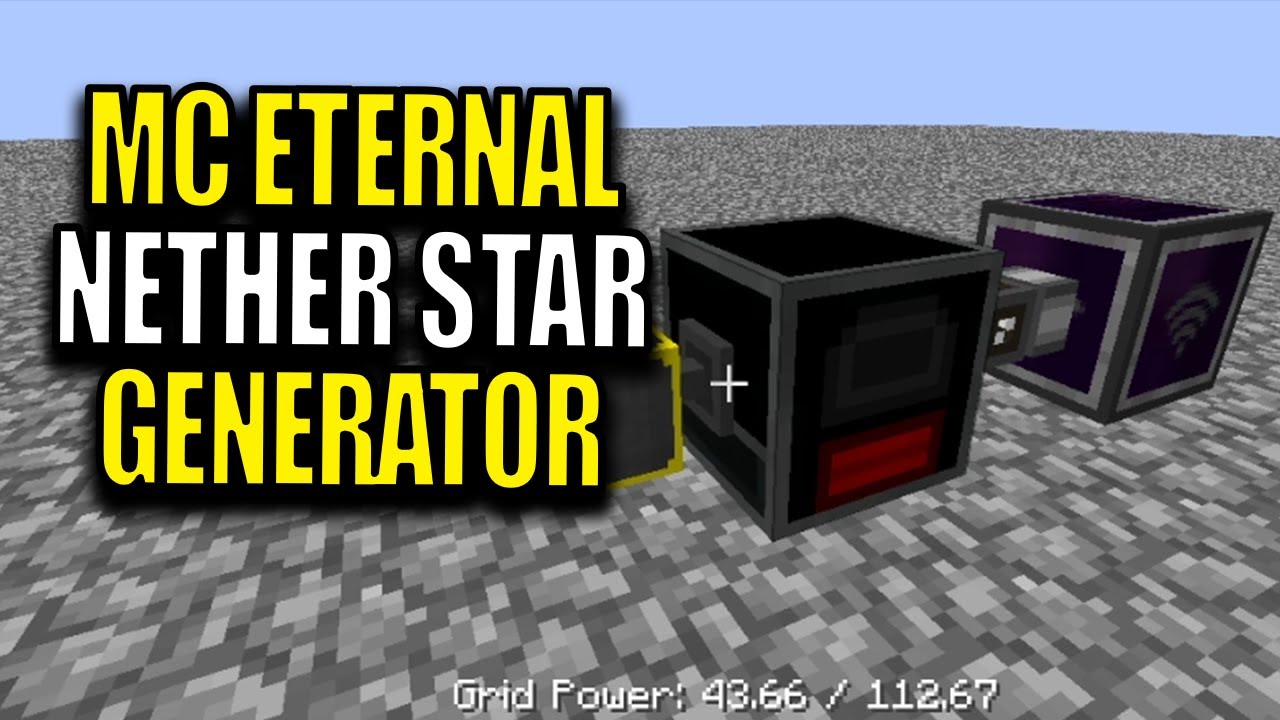 Minecraft MC Eternal Modpack Chapter 2 Ep 119 - Nether Star Generator ...