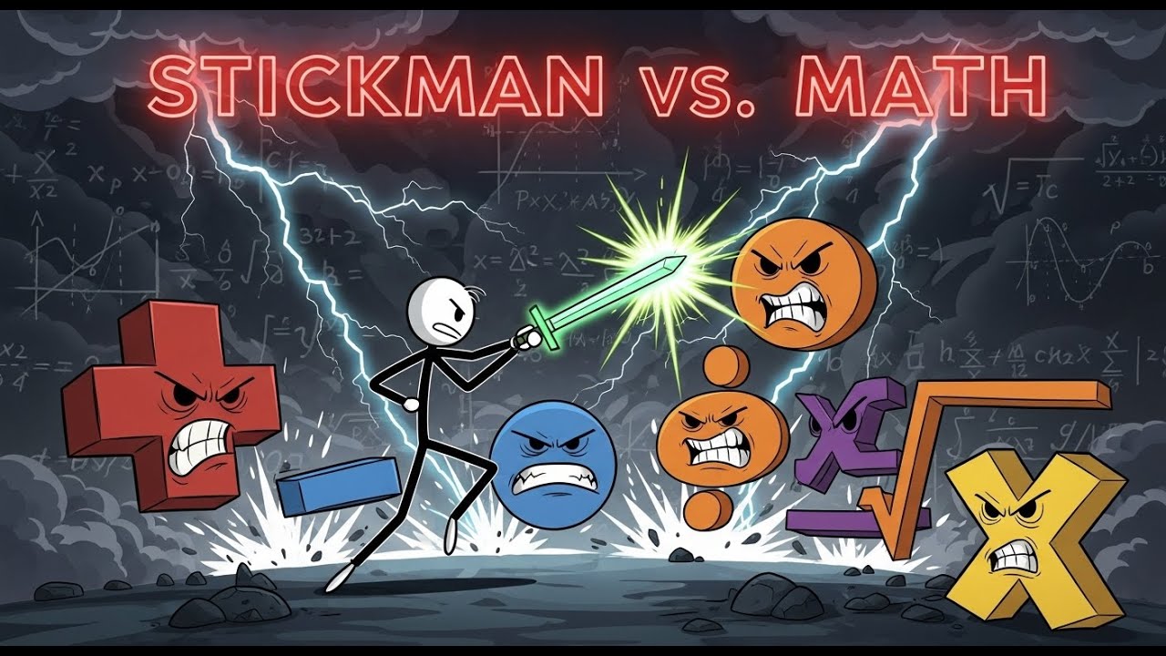 Stickman vs. Math: An Epic 5-Minute Animation | StickFightX Adventure ...