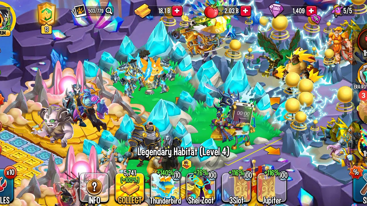Tour of my islands (PT. 8) (Monster Legends) - End of Rune Lords ...