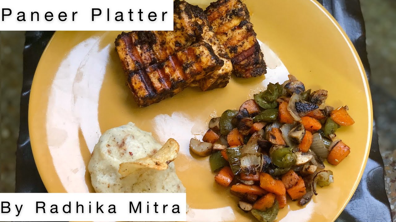 |Paneer Platter| Grilled Paneer Platter| Paneer Recipe| Mashed Potato ...