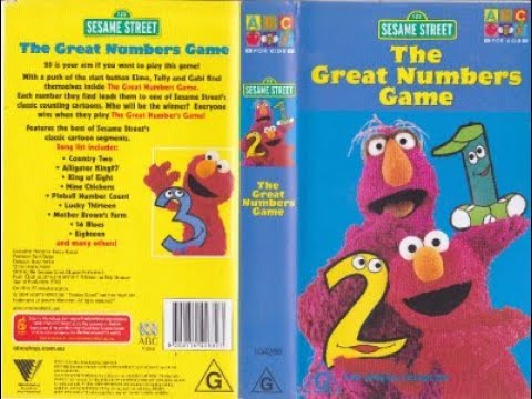 Sesame Street The Great Numbers Game Australian VHS - YouTube
