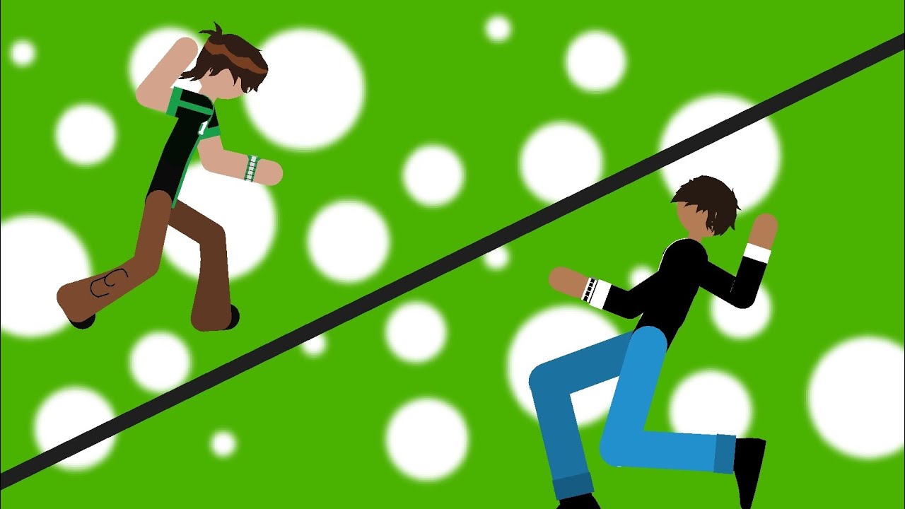 Me vs Ben 10 omniverse (sticknodes pro animation) - YouTube