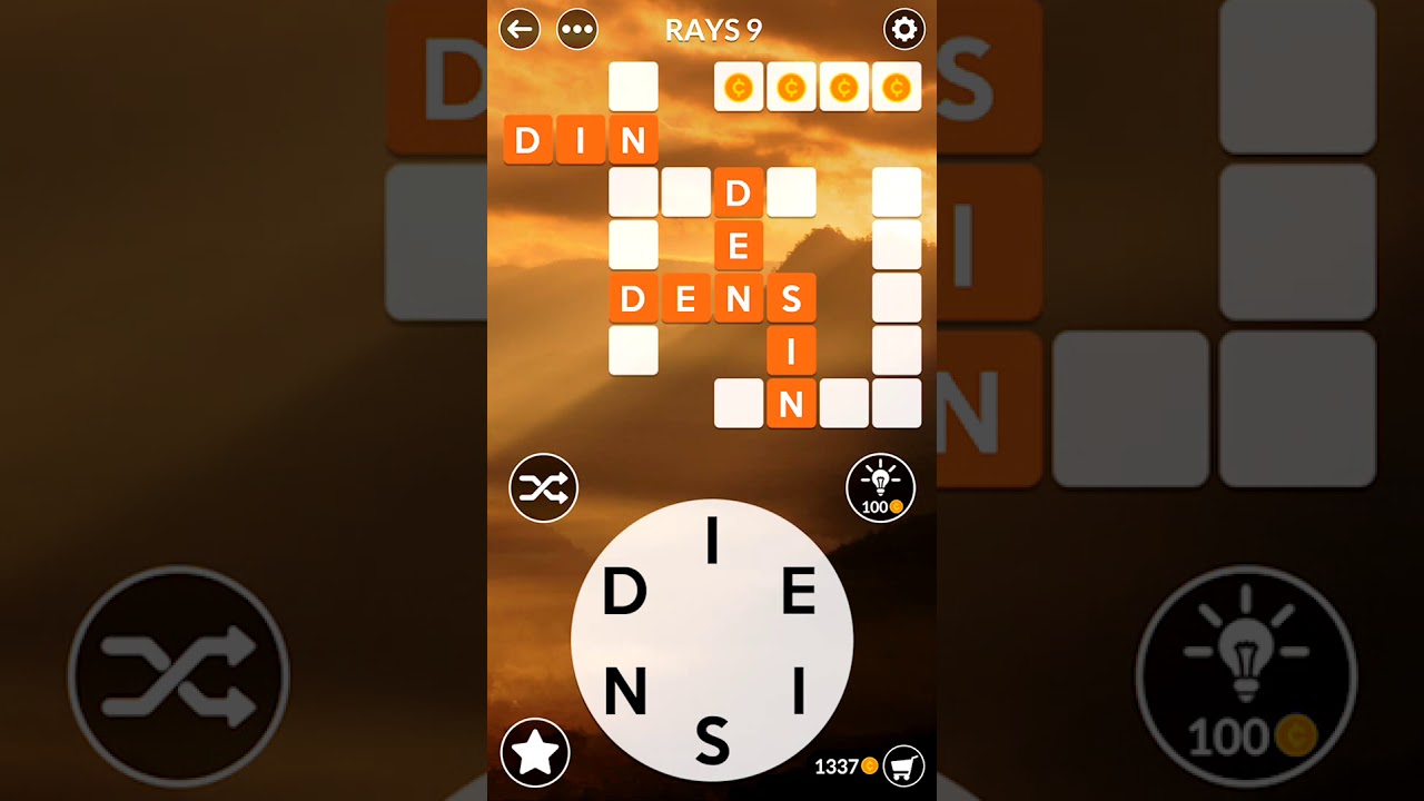Wordscapes Rays 9 | Wordscapes Answers - YouTube