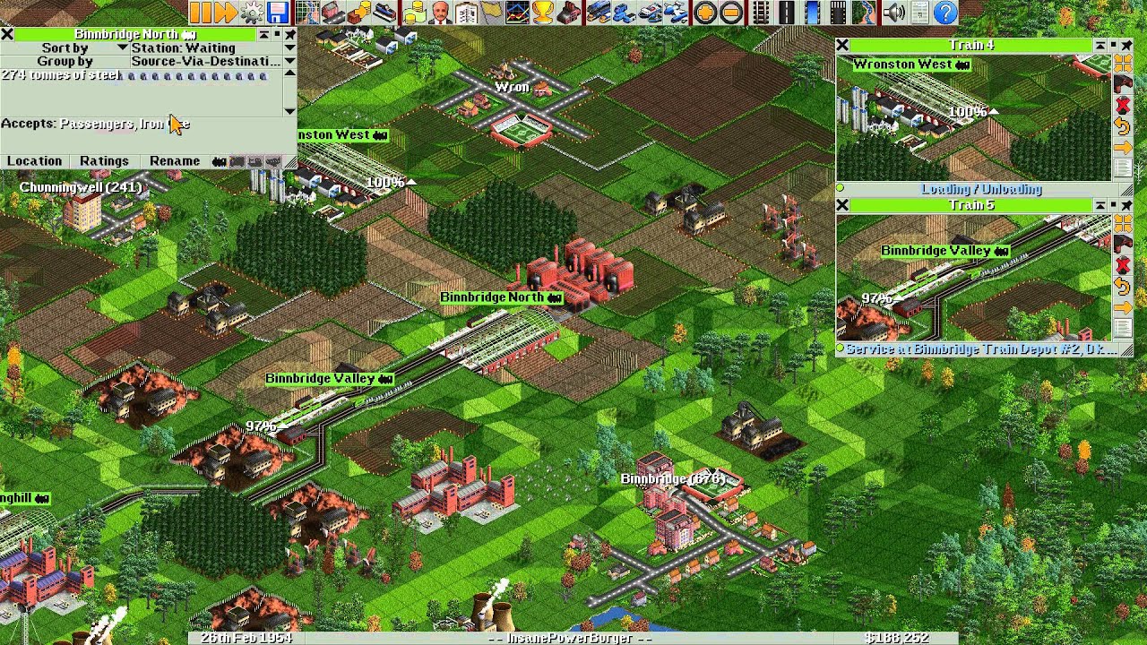 OpenTTD 1.5.1 Gameplay (HD) - YouTube