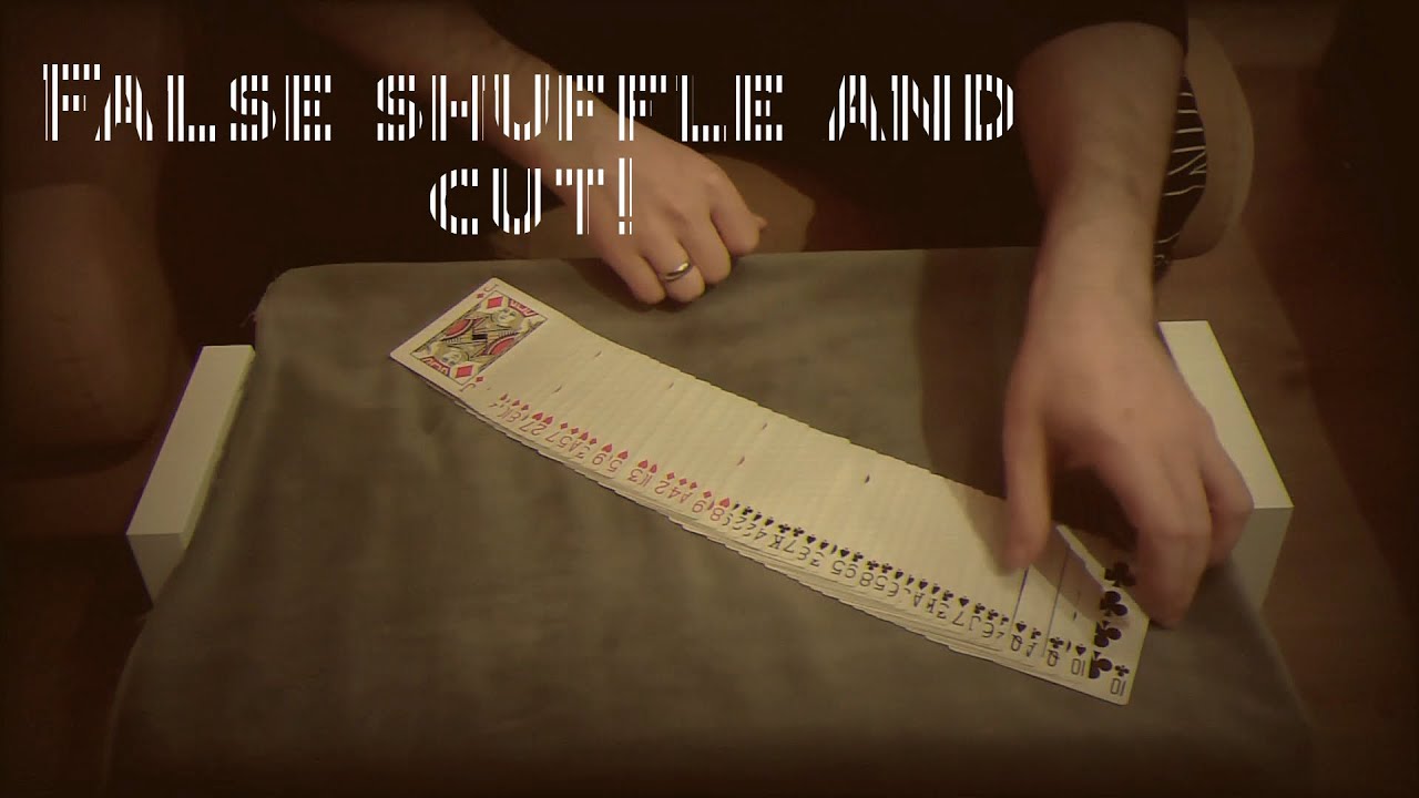 False shuffle and cut! - YouTube