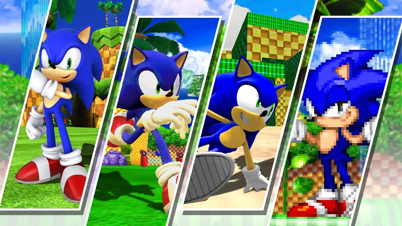 3D Recreations of Sonic 4: Episode 1 - YouTube