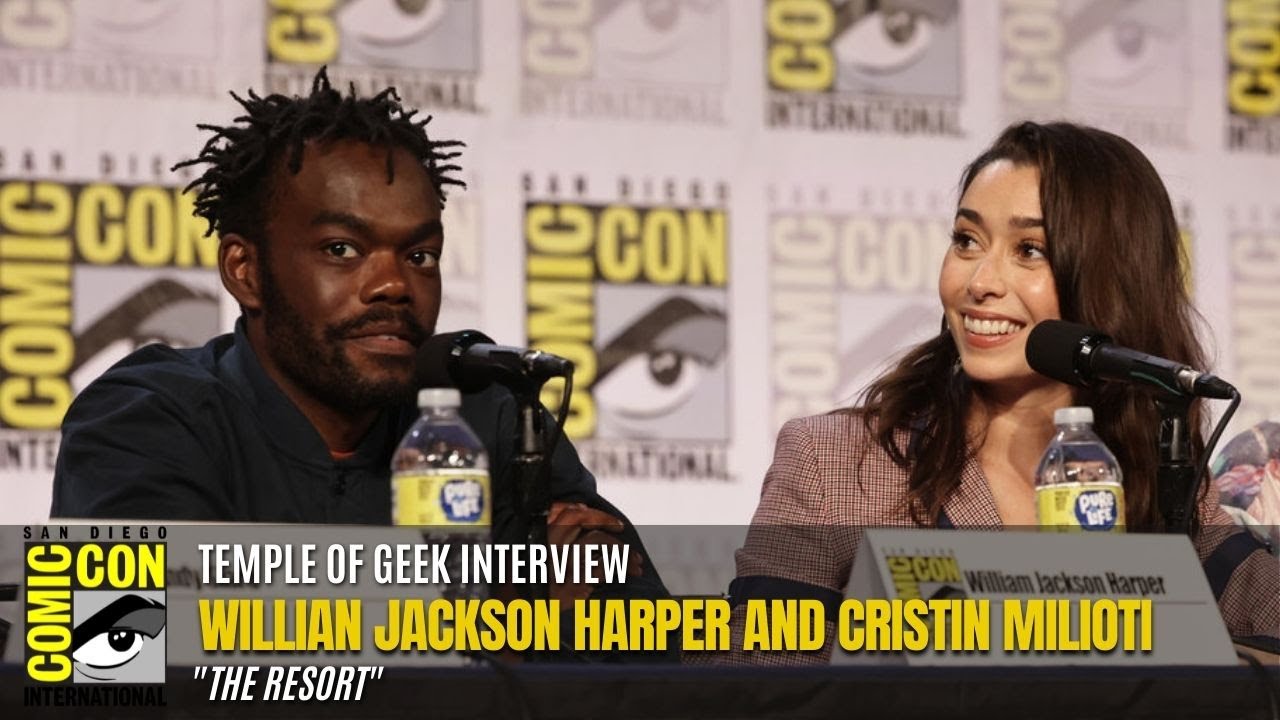 Interview William Jackson Harper and Cristin Milioti "The Resort" at SDCC - YouTube