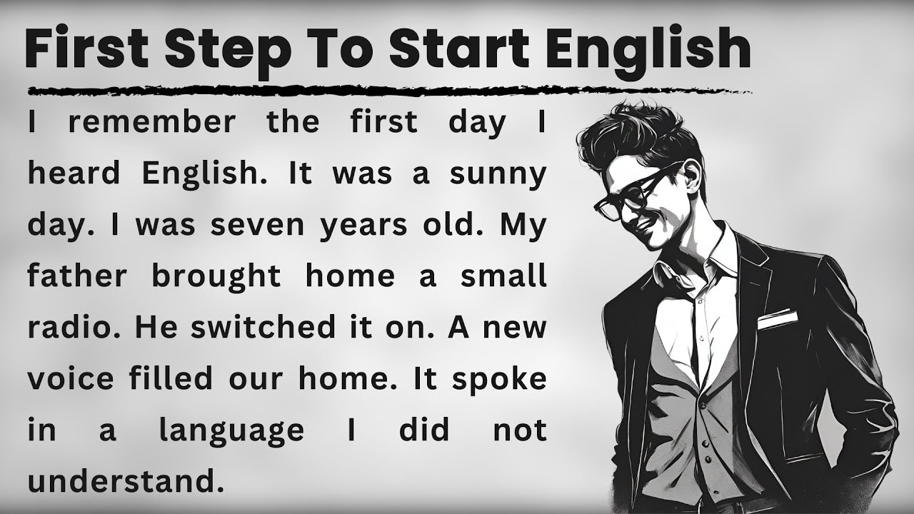 First Step To Start English || Learn English Through Story || Improve ...