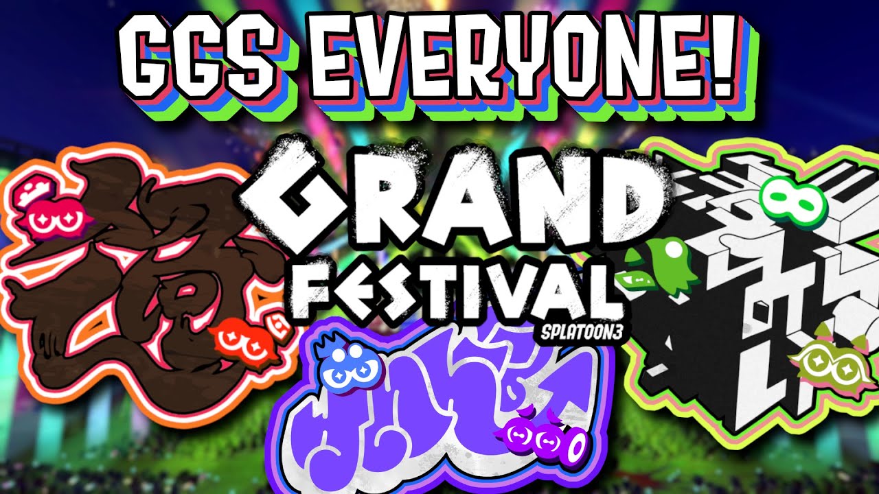 GRAND FEST IS OVER :( - CONGRATS TO TEAM PAST!!! [Splatoon 3 GRAND ...