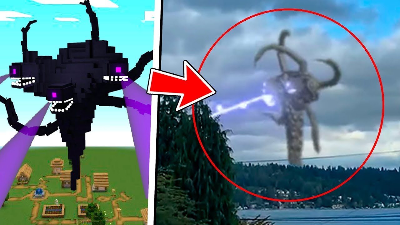 Minecraft Scary Entities That CAUGHT On CAMERA! - YouTube