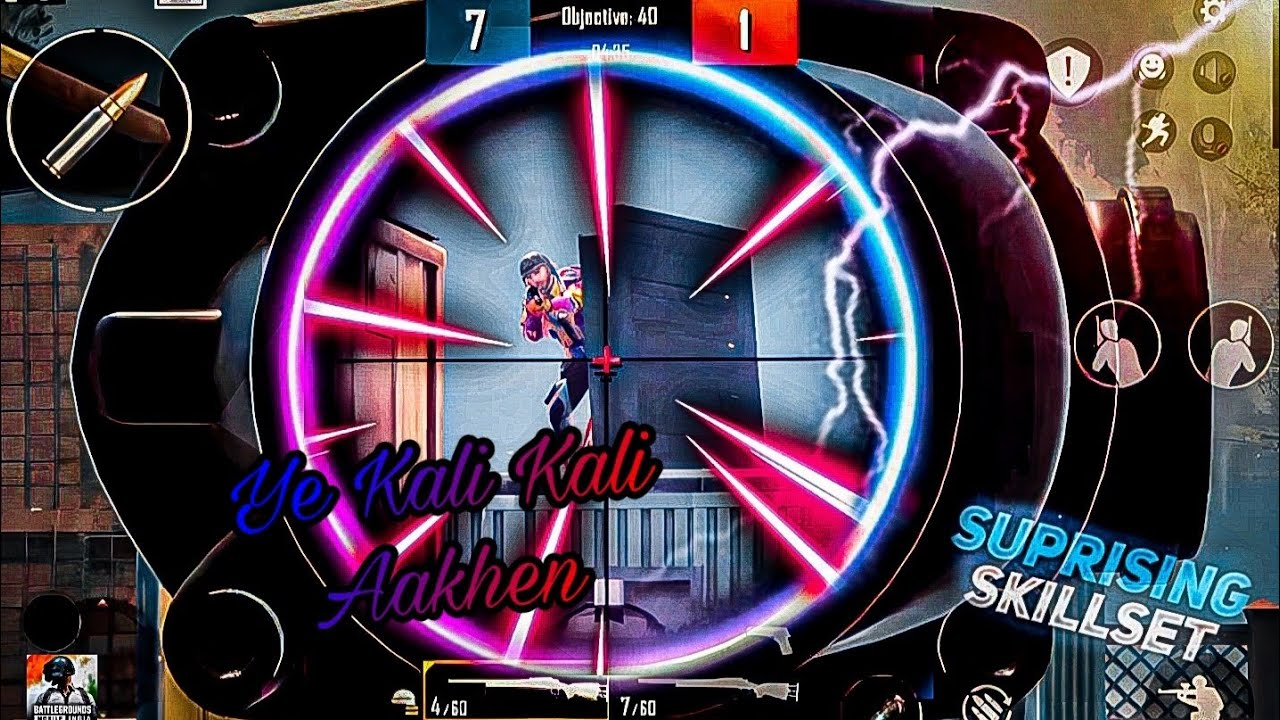 Yeh kaali kaali aakhen|BGMI beat sync edit|Snipe|Pratik| - YouTube