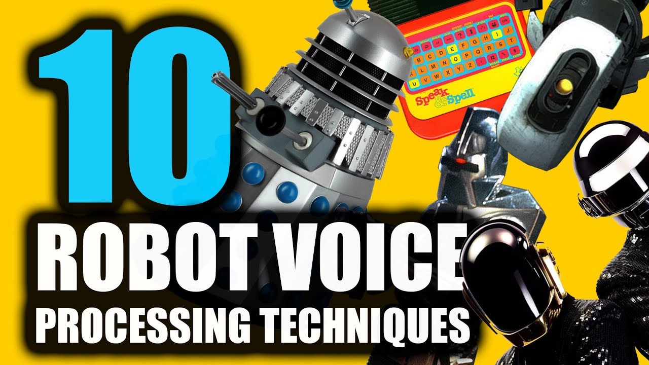 Sonic Digressions | 10 Robot Voice Processing Techniques - YouTube