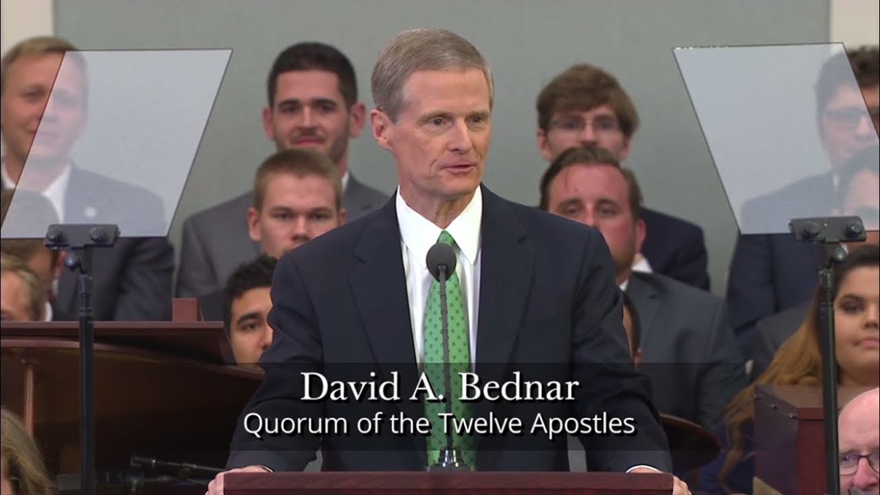 CES Devotional for Young Adults: David A. Bednar (2017-09-10) - YouTube