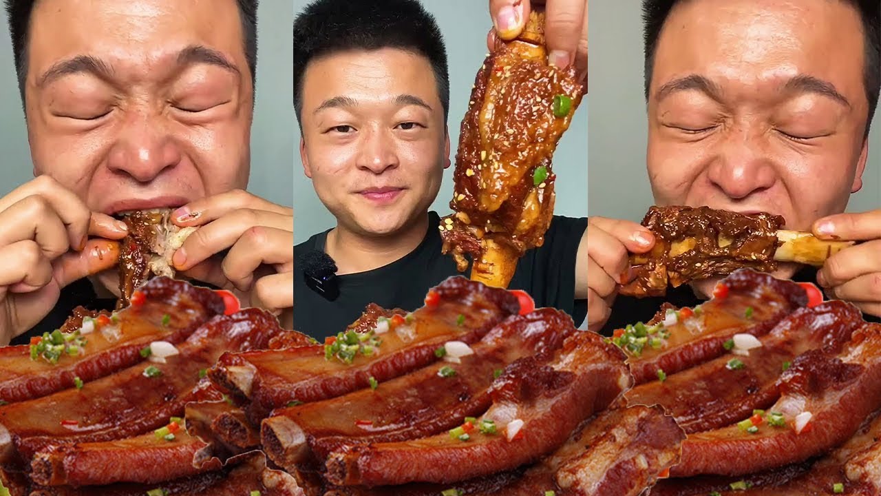 【Eating meat collection】The braised lamb chops are so delicious # ...
