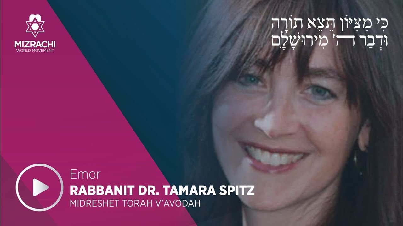 Rabbanit Dr. Tamara Spitz | Emor 5784 - YouTube