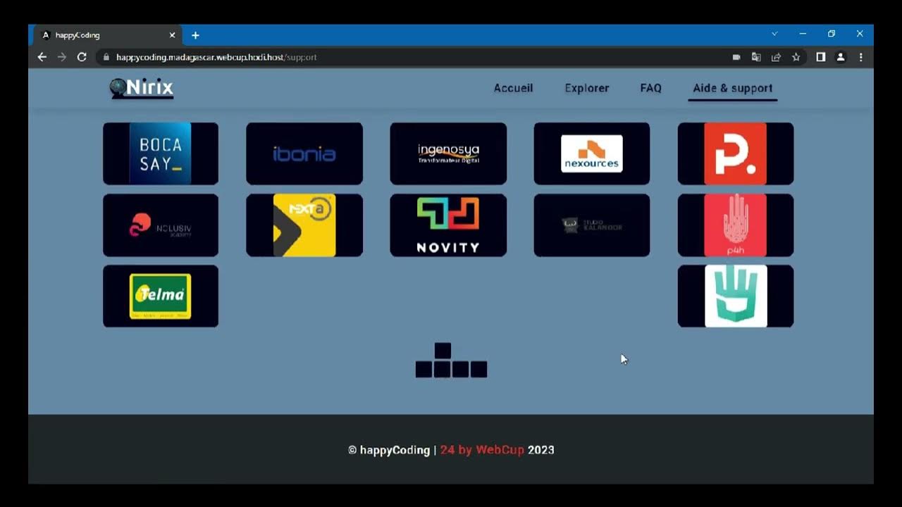 Team happyCoding - 24H By WebCup 2023 - YouTube