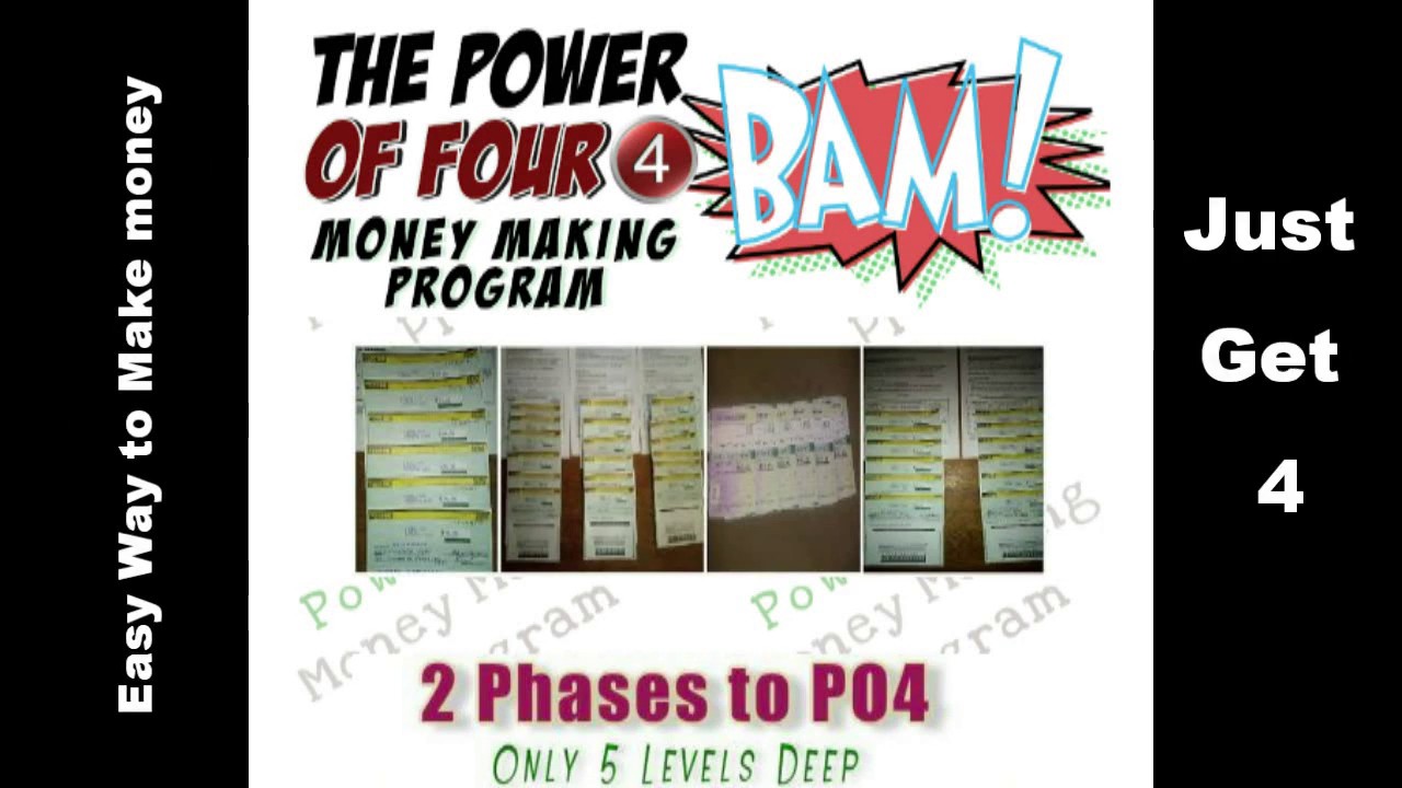 Easy Way To Make Money | The Power of 4 - Money Making Program - YouTube