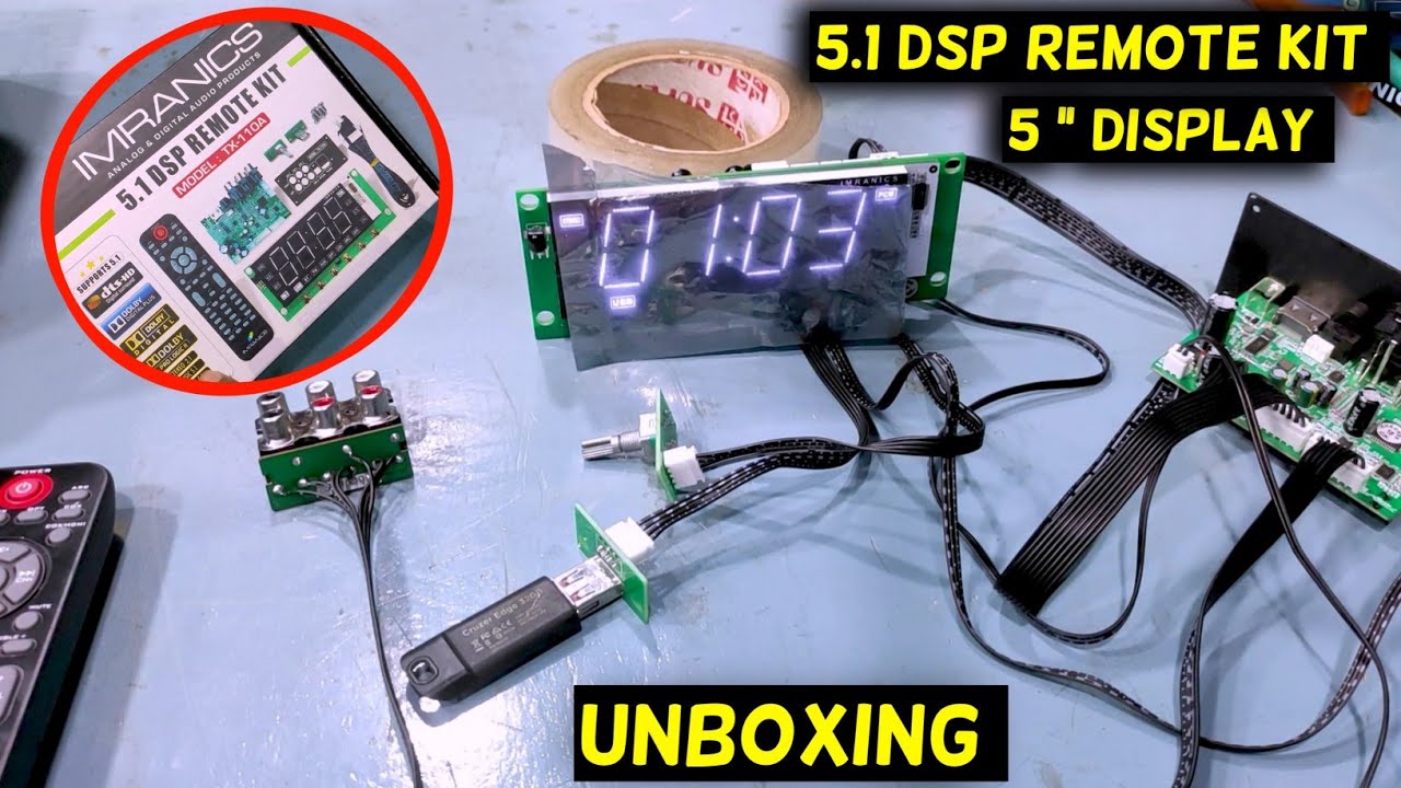 imranics 5.1 DSP remote kit unboxing//model tx-110a@technicalkumar - YouTube