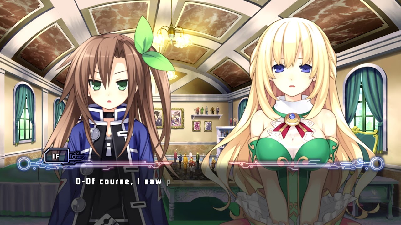 Hyperdimension Neptunia - Meeting Lady Green Heart - YouTube