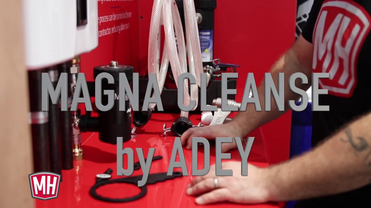 Adey MagnaCleanse Boiler System Filter #ahrexpo - YouTube