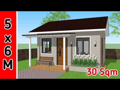 Sederhana Sih, Tapi ko Bisa Se-Rapih Ini !! - SMALL HOUSE DESIGN 5X6 METERS (30sqm)