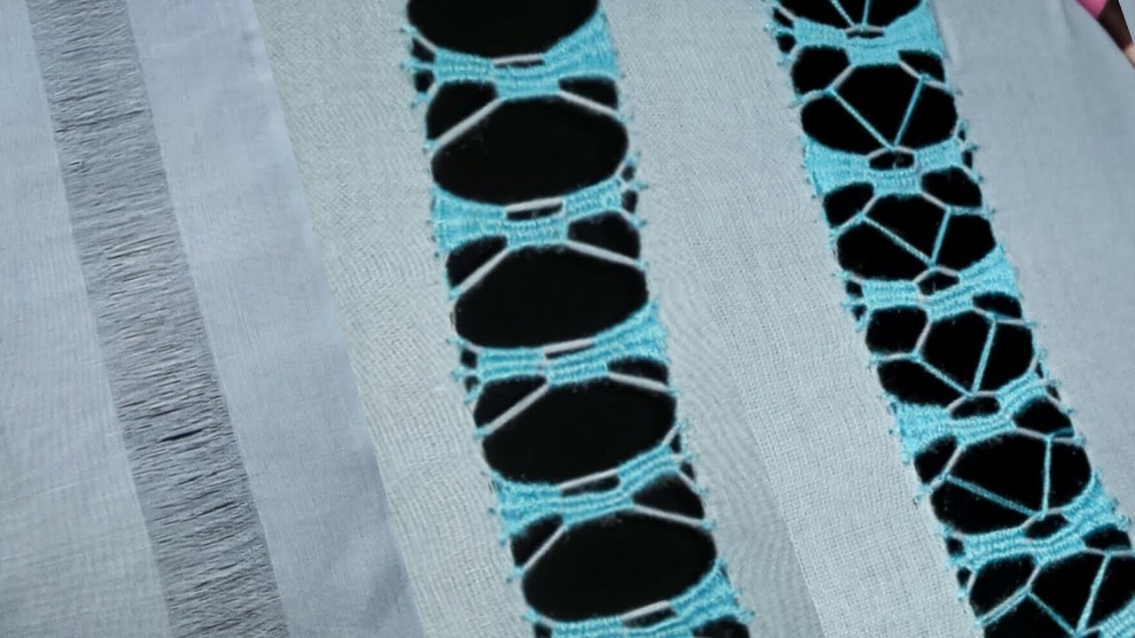 Drawn thread hand embroidery : Easy Tarkashi Design | How to Draw the ...
